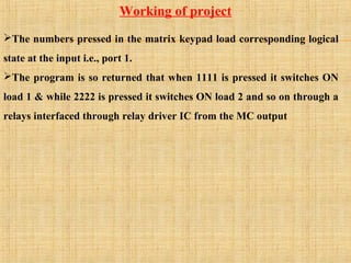EMBEDDED PASSWORD BASED ACESS CONTROL SYSTEM USING I2C PROTOCOL | PPT ...