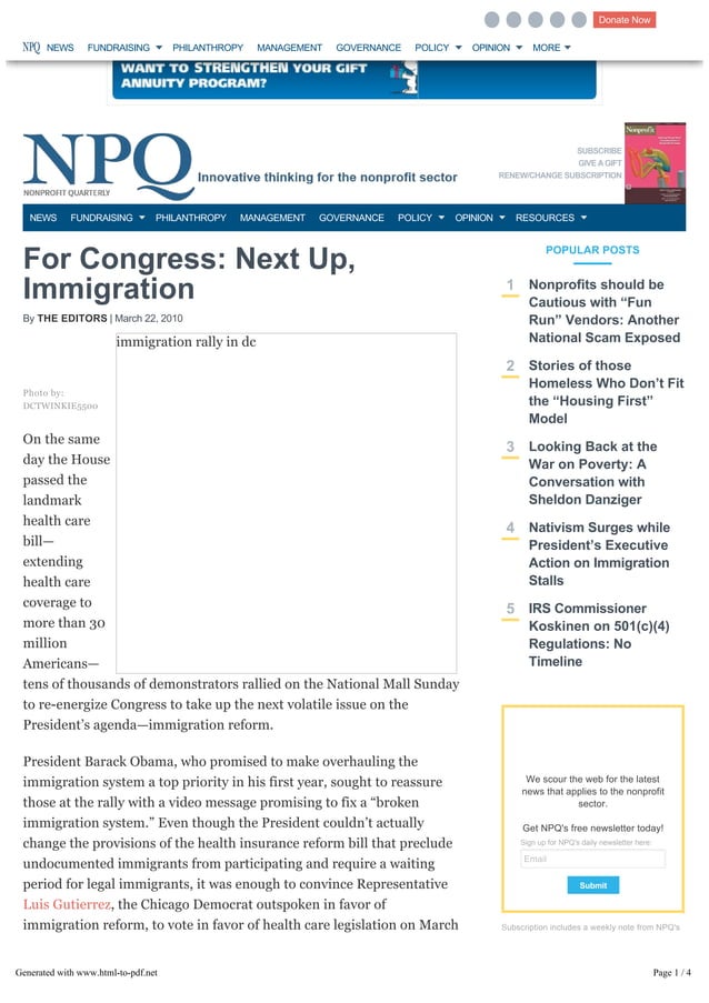 Immigration | PDF