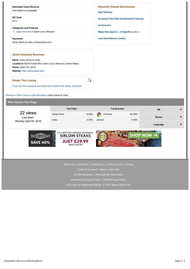 Carey Danis & Lowe | PDF