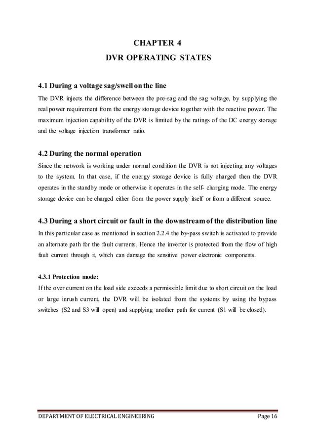 Dynamic Voltage Regulator | PDF