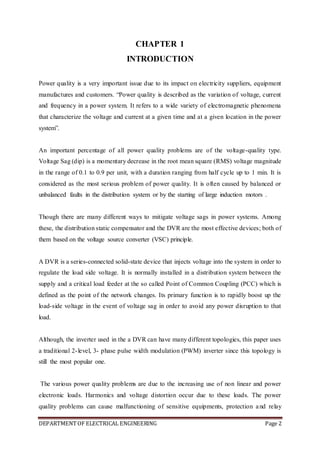 Dynamic Voltage Regulator | PDF