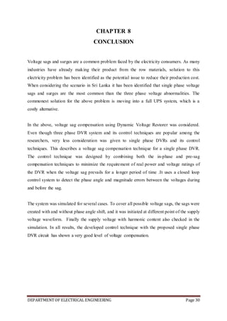 Dynamic Voltage Regulator | PDF