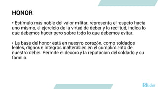 Valores Militares | PPTX