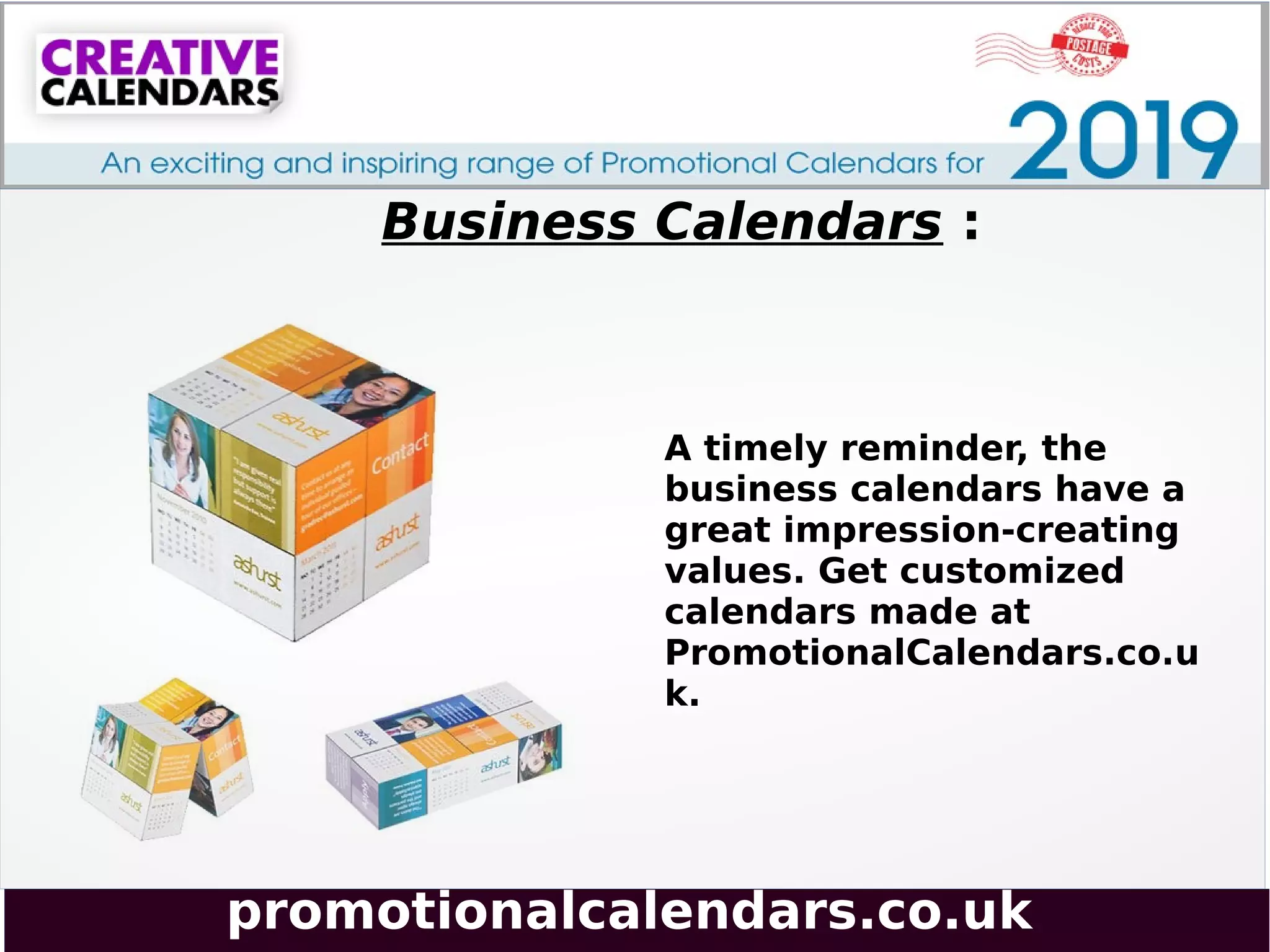 Promotional Calendars | PPT