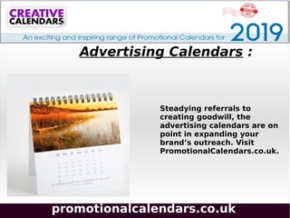 Promotional Calendars | PPT
