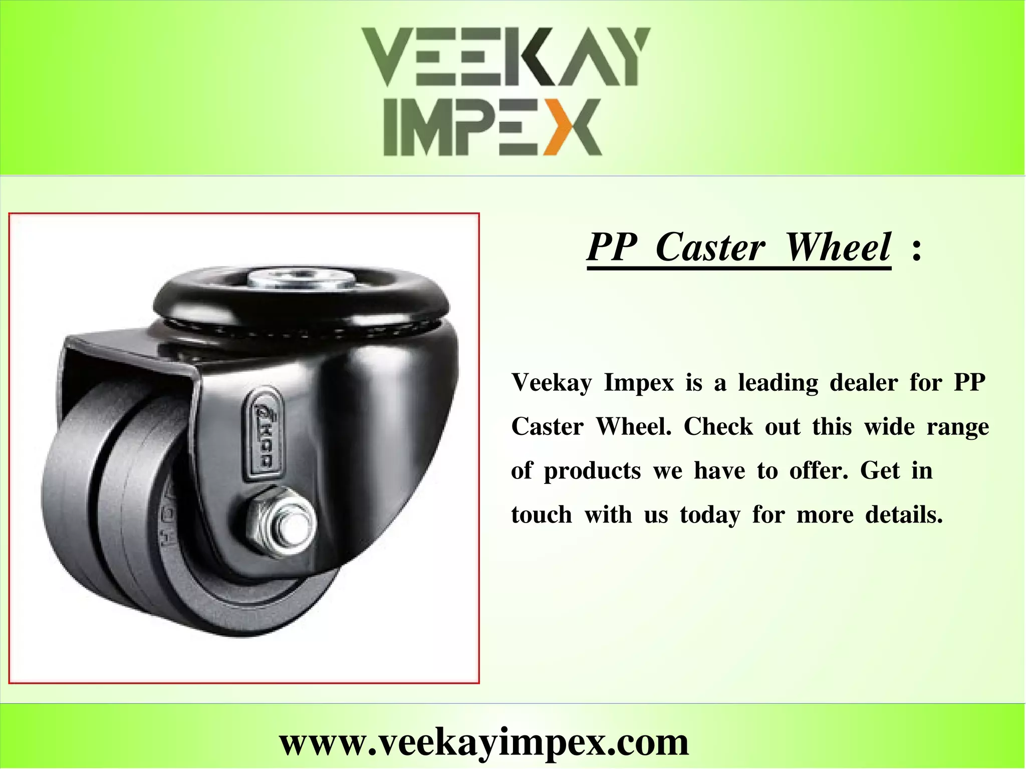 Caster Wheel Suppliers | PPT