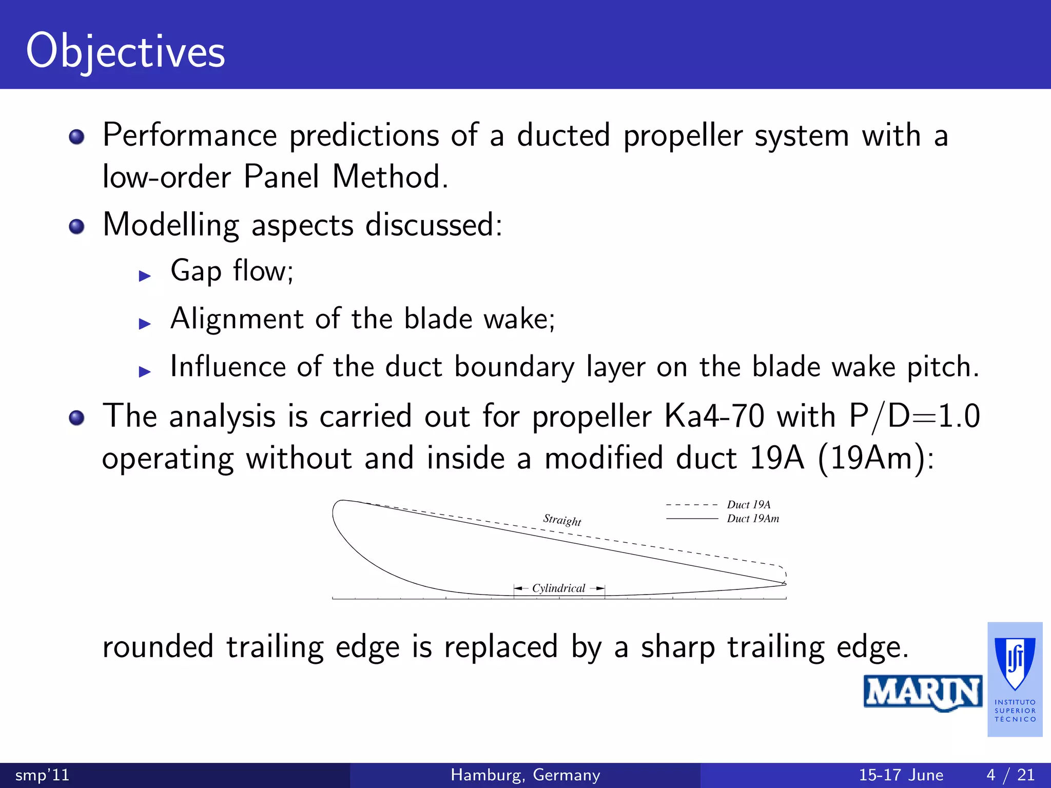 Open Water Thrust And Torque Predictions Of A Ducted Propeller System With A Panel Method Ppt