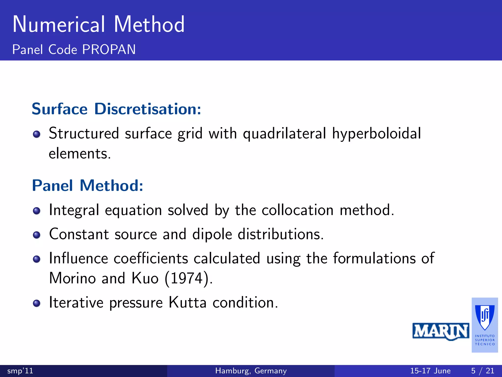 Open Water Thrust And Torque Predictions Of A Ducted Propeller System With A Panel Method Ppt