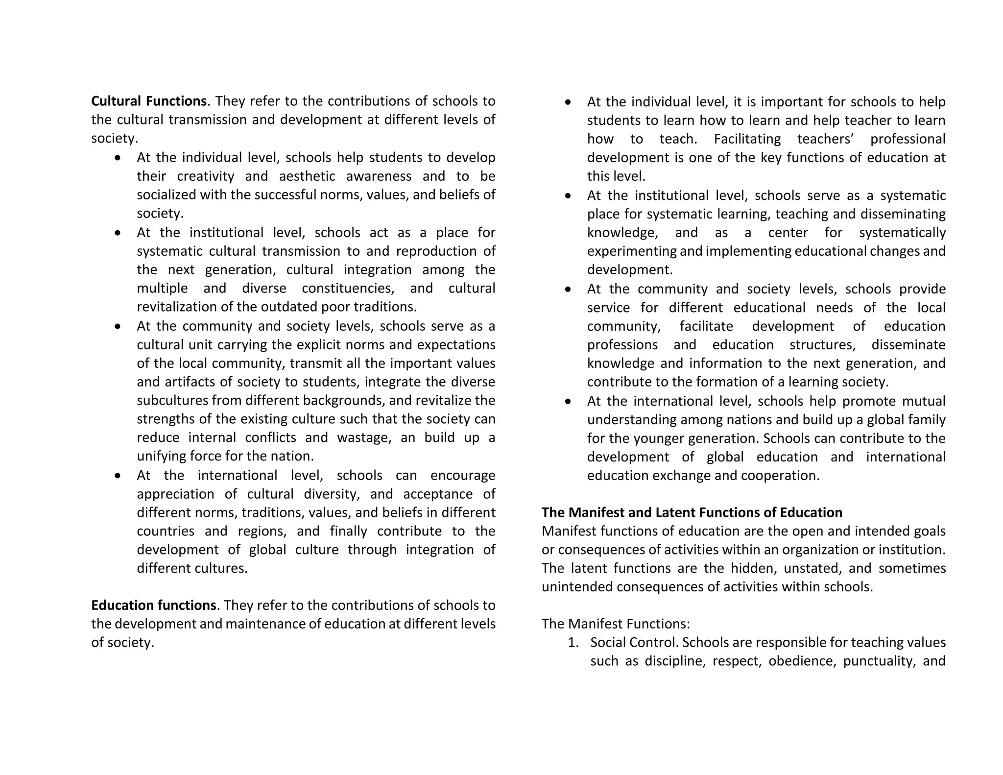 The Teacher and the Community School Culture and Organizational ...