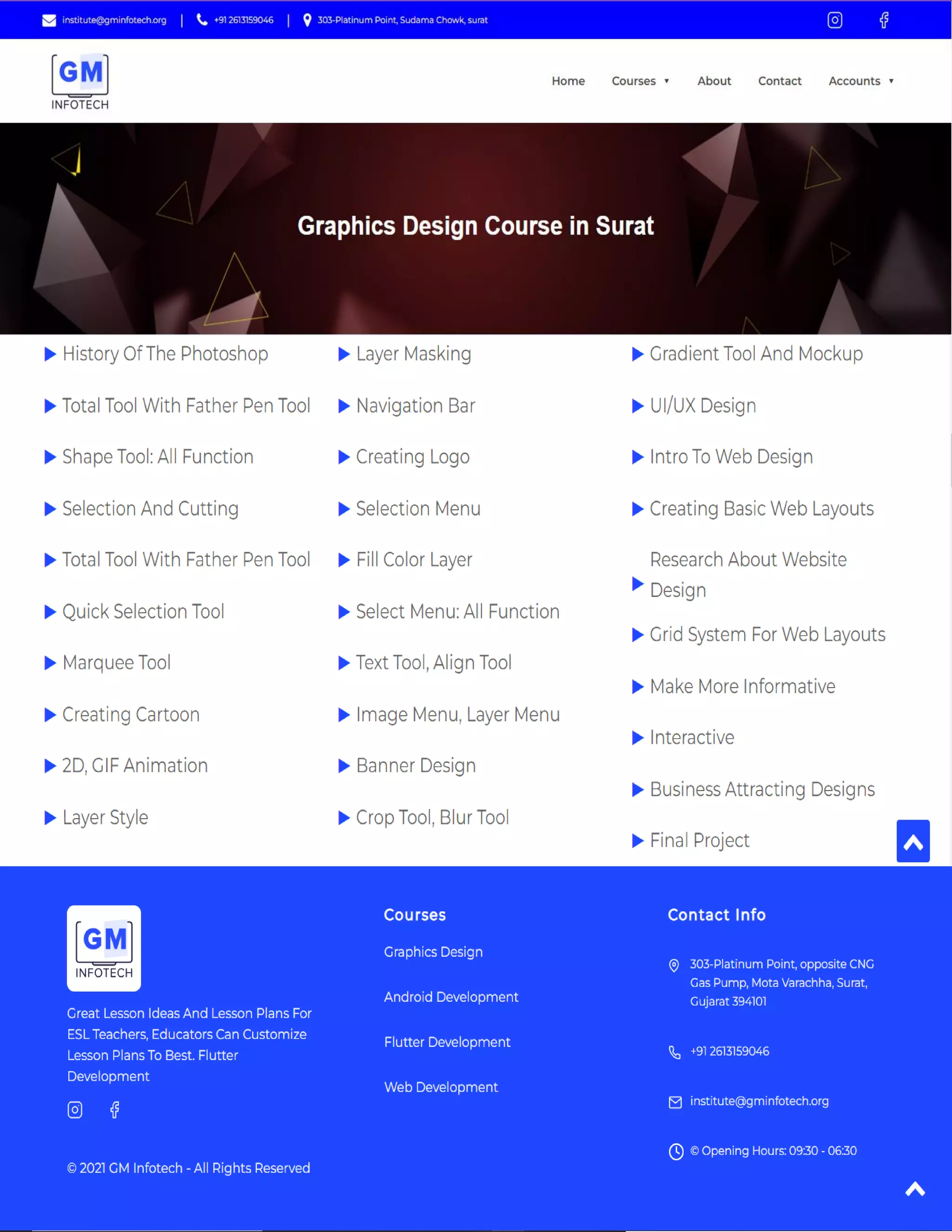 GM INSTITUTE BROCHURE | PDF