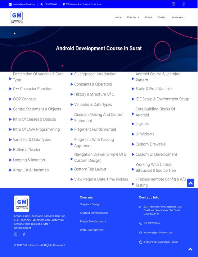 GM INSTITUTE BROCHURE | PDF