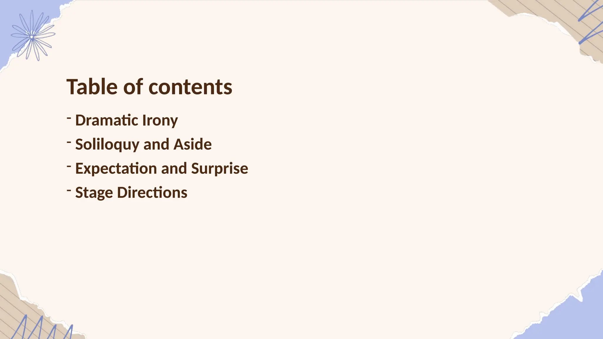 DRAMATIC DEVICES ......................... | PPT