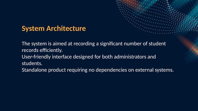 Student Information System Using Python Pptx