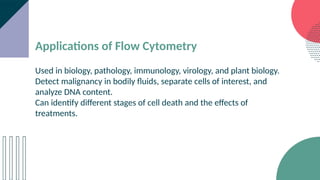 presentasi metode flow cytometry (PArt, types, aplication) | PPT