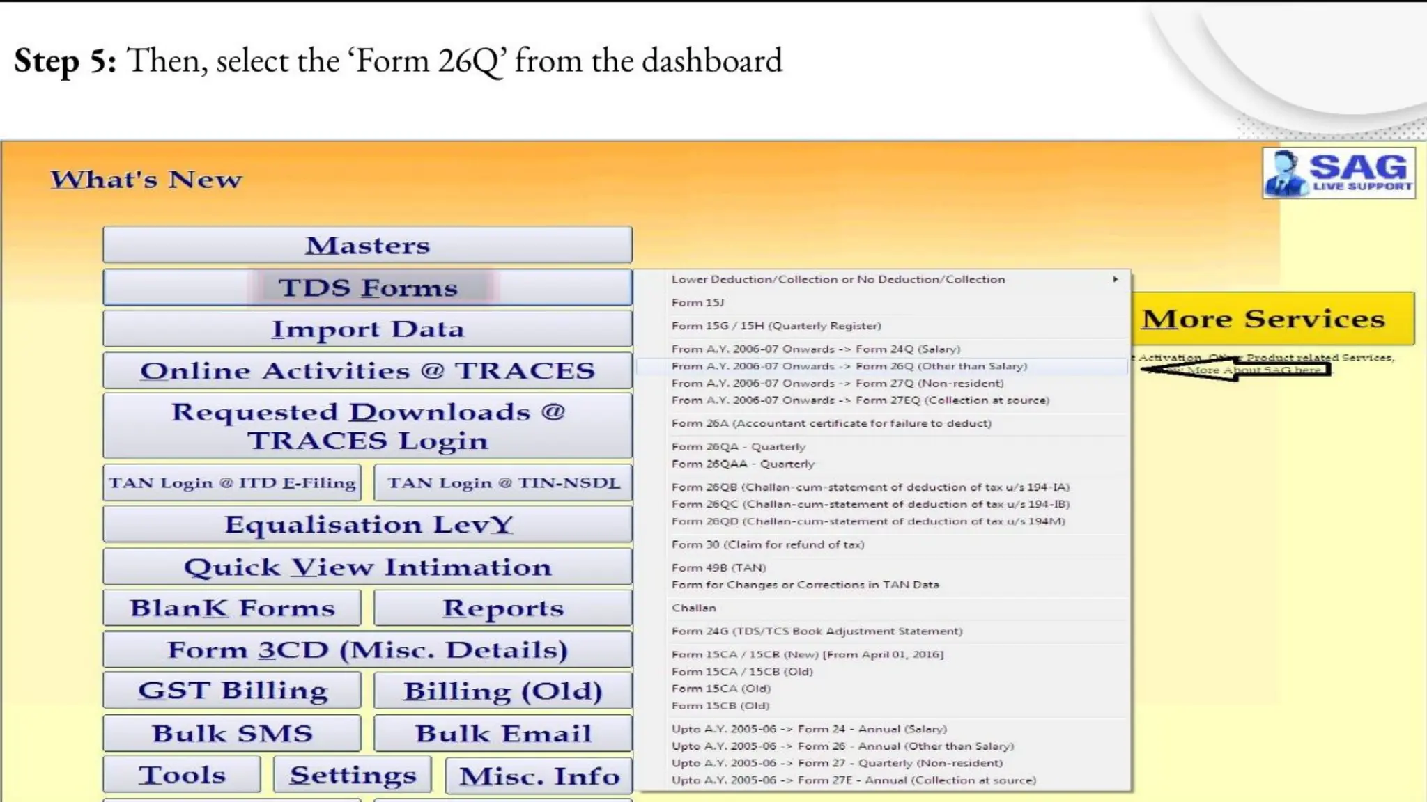 Simplified Instructions for Filing Form 26Q Using Gen TDS e-Filing ...
