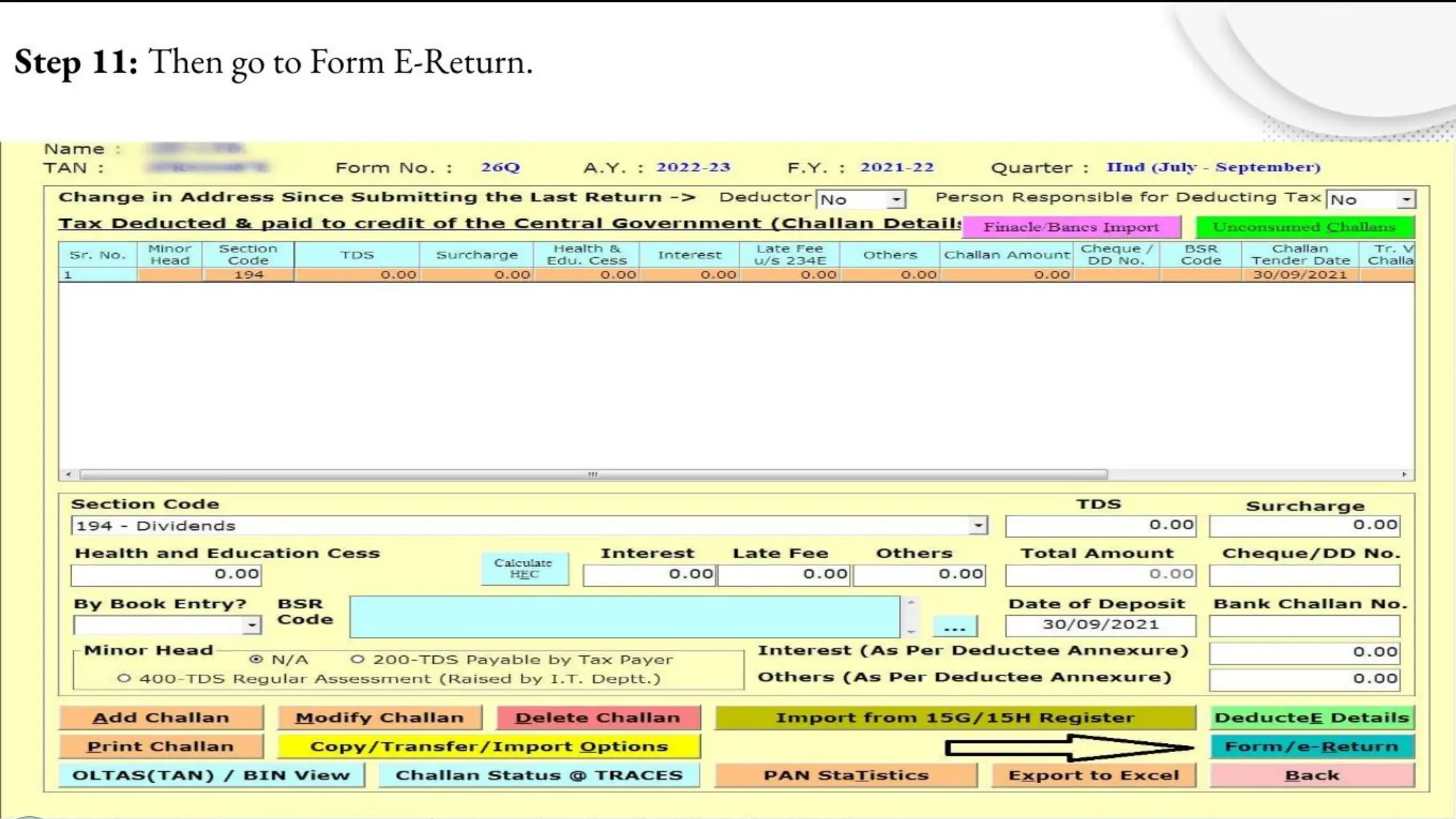 Simplified Instructions for Filing Form 26Q Using Gen TDS e-Filing ...