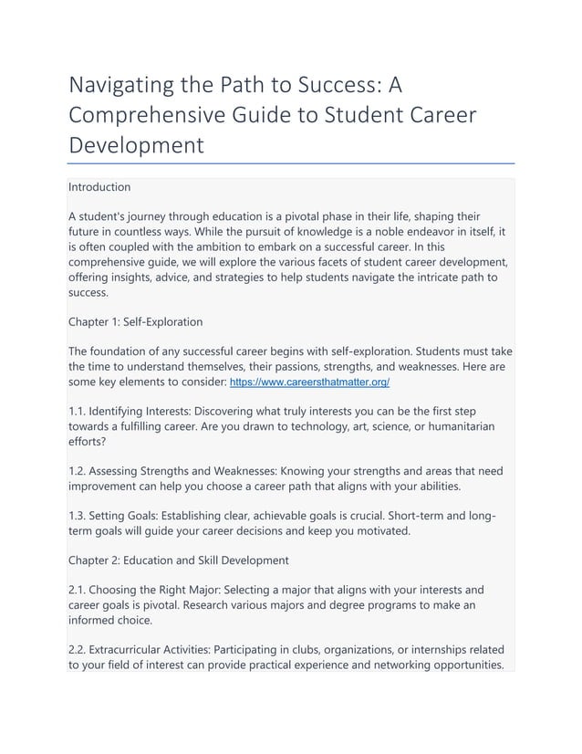 career test for teens | PDF