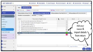 Gen GST Return Filing and Billing Software to Easily File the GSTR 9C Annual Audit Form | PDF