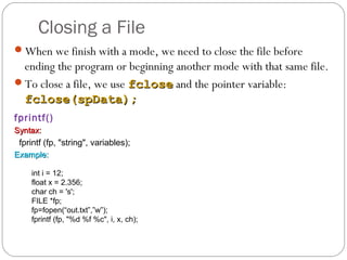 File handling-c | PPT
