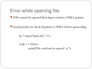 File handling-c | PPT