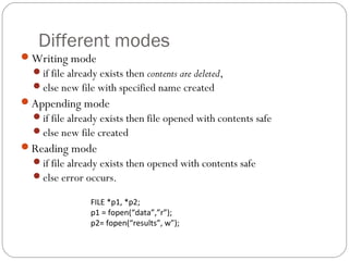 File handling-c | PPT
