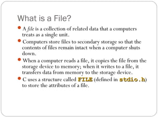 File handling-c | PPT