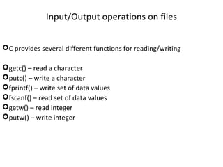 File handling-dutt | PPT