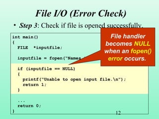 File handling in c | PPT