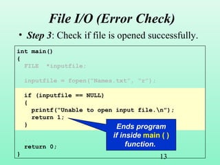 File handling in c | PPT