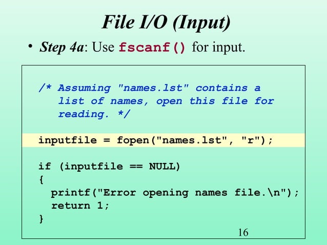 File handling in c | PPT