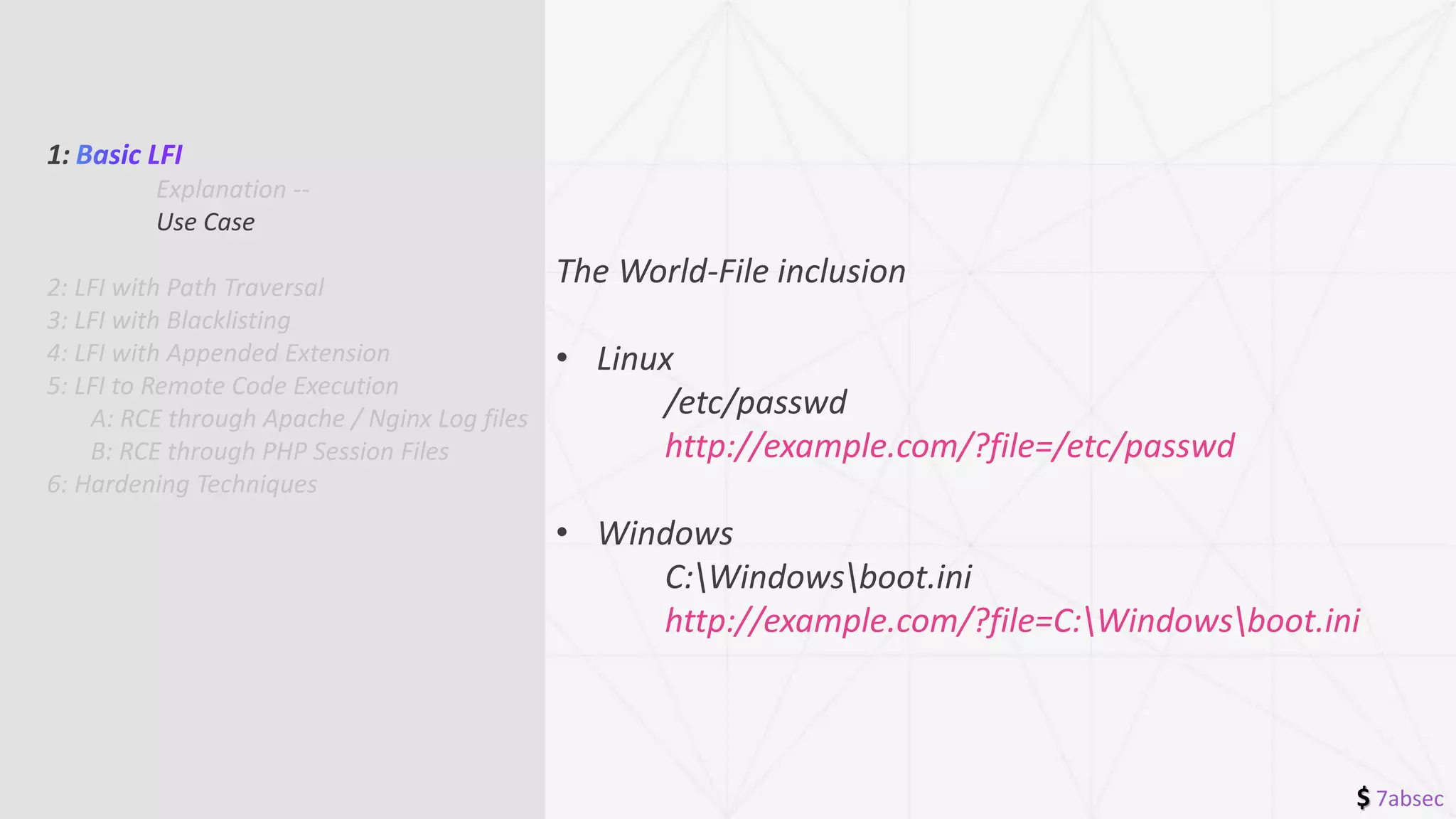 File inclusion | PPTX