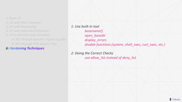 File inclusion | PPTX