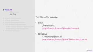 File inclusion | PPTX