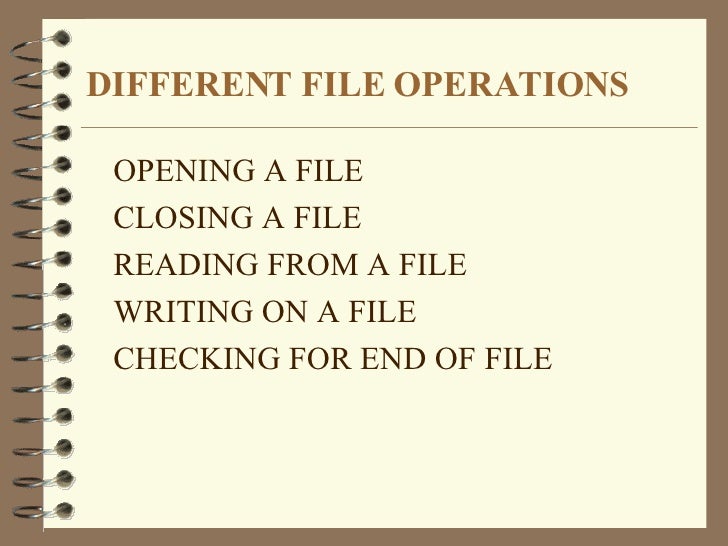 File Pointers