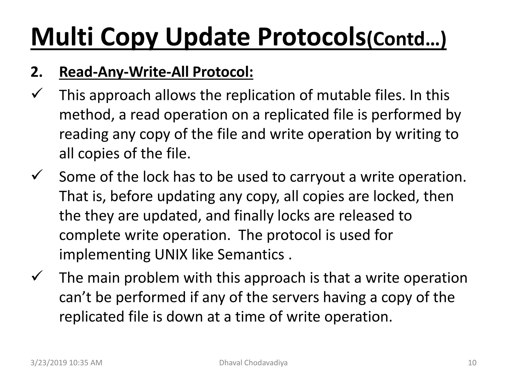 File Replication Pptx Operating Systems Computer Software And Applications
