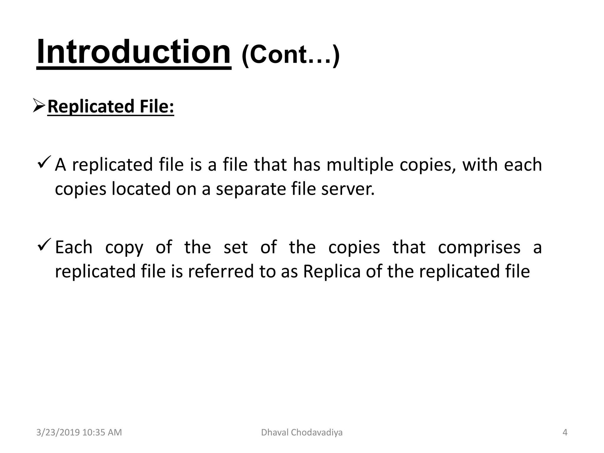 File replication | PPTX