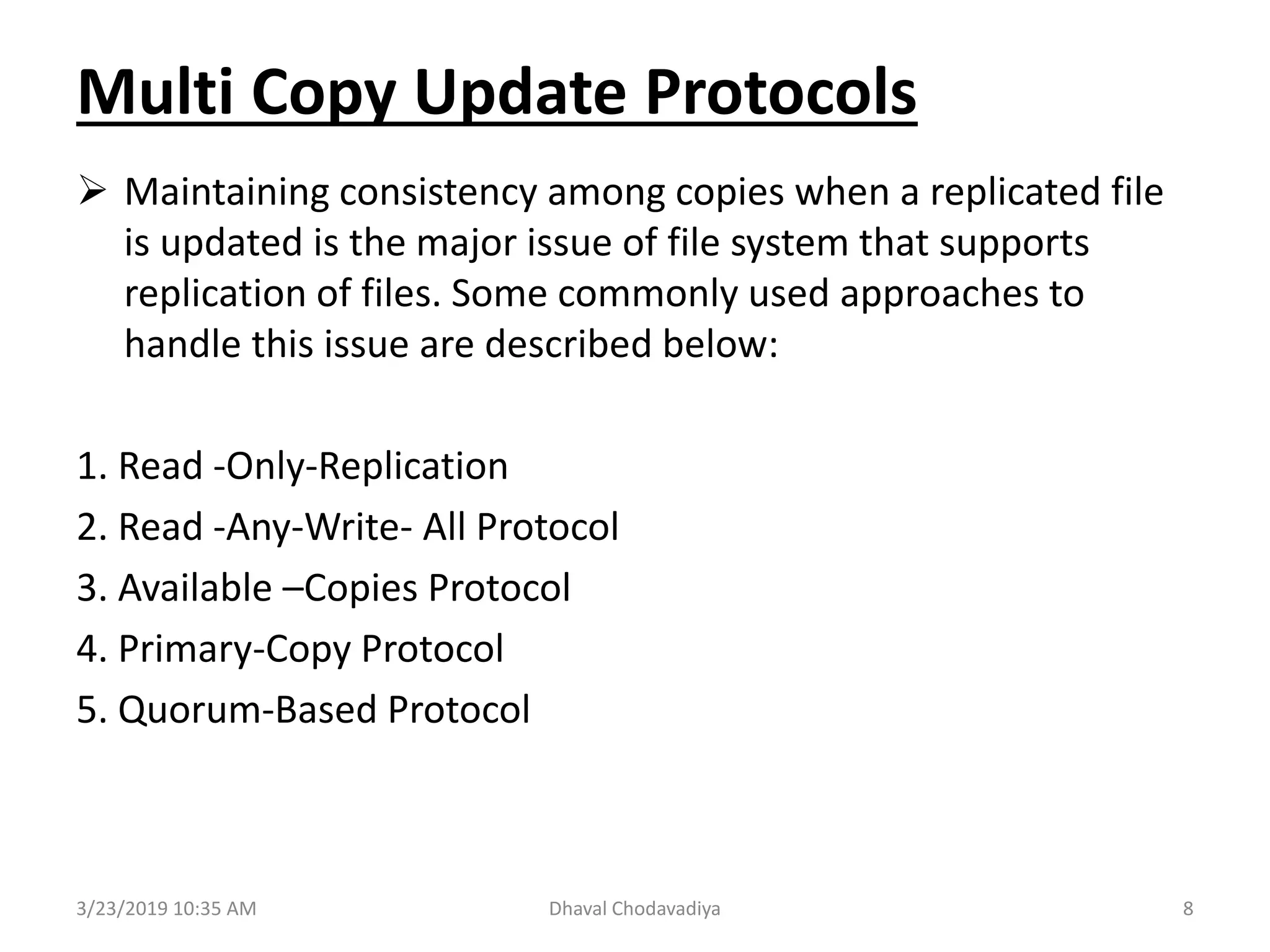File Replication Pptx Operating Systems Computer Software And Applications