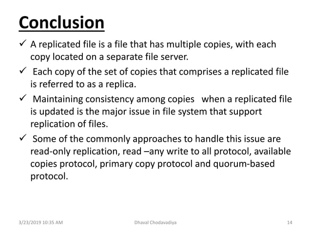 File replication | PPT