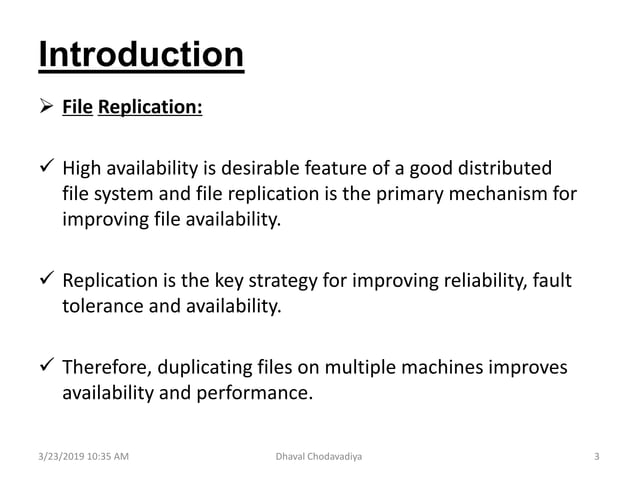 File replication | PPT