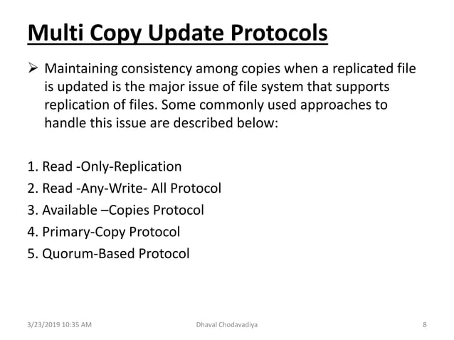 File replication | PPT