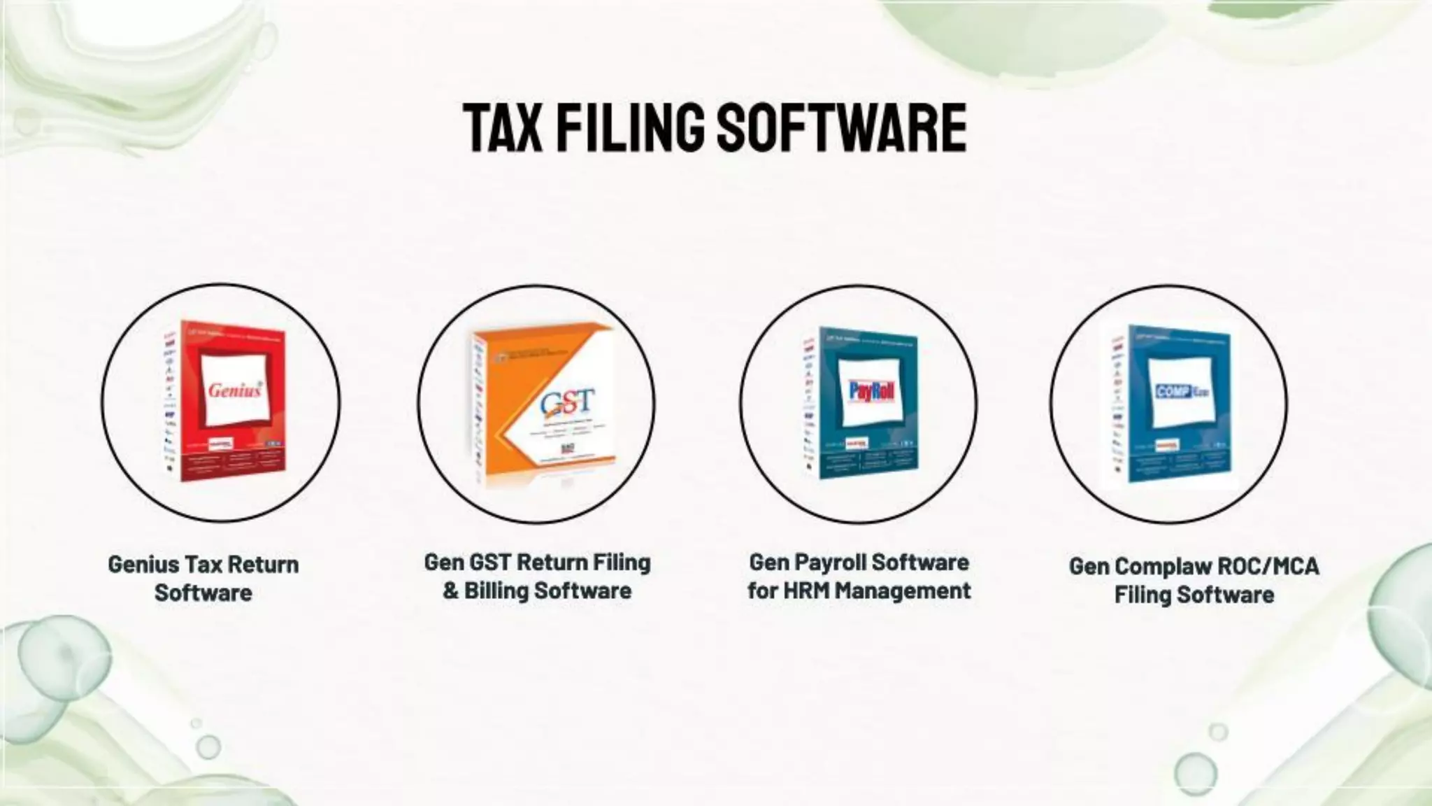 How To E File Revised Itr Using Gen Income Tax Software Ppt