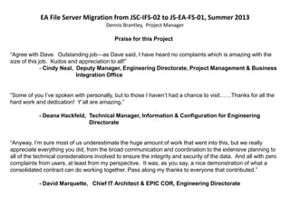 JSC Engineering File Server Migration | PPTX