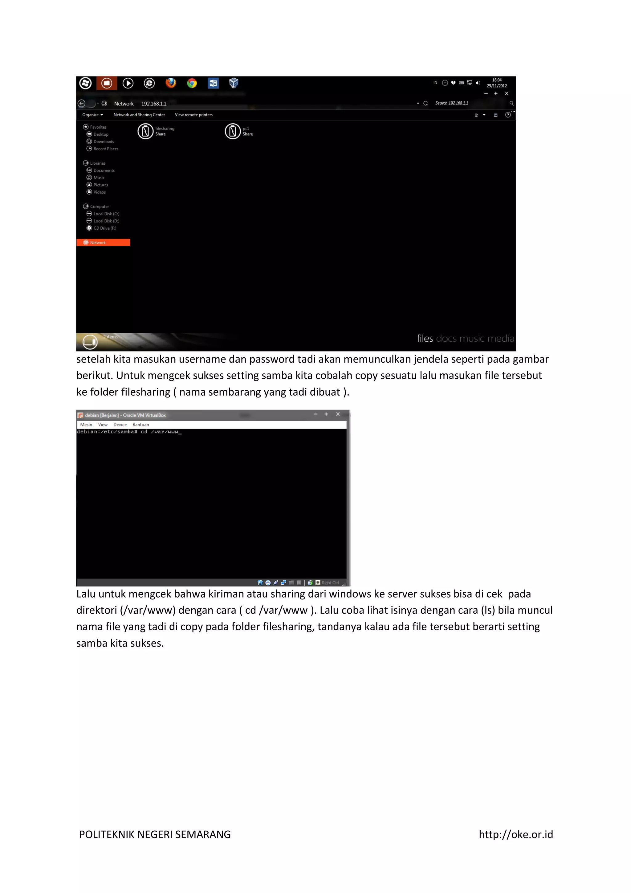 Konfigurasi Debian 5 Dari OS Virtual Box | PDF