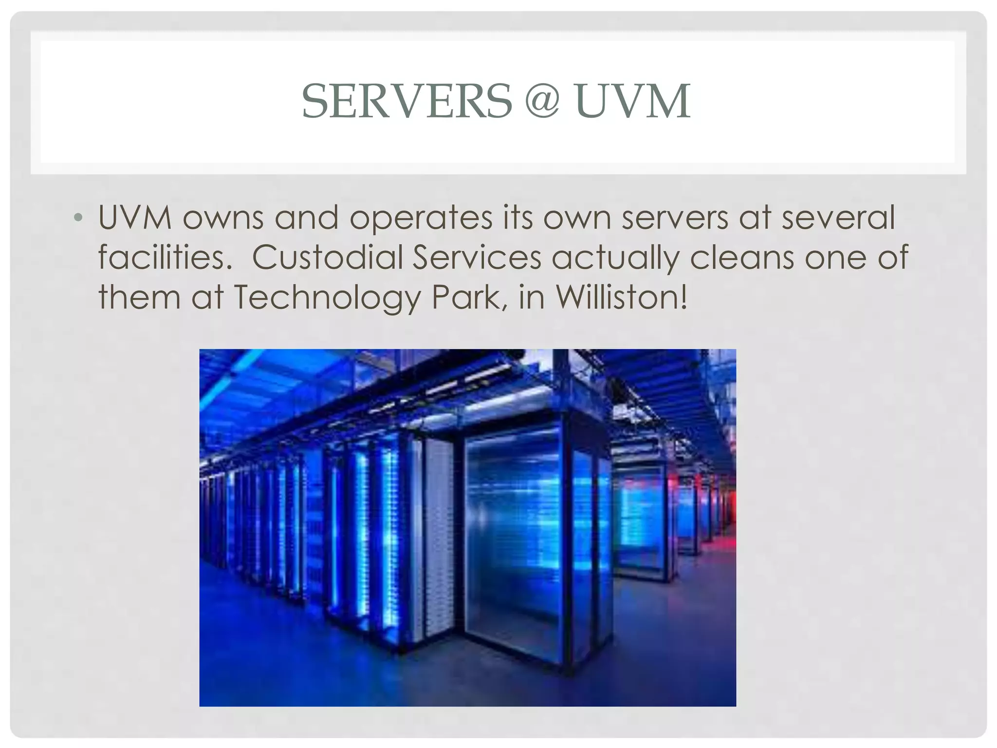 File Storage @ UVM | PPT
