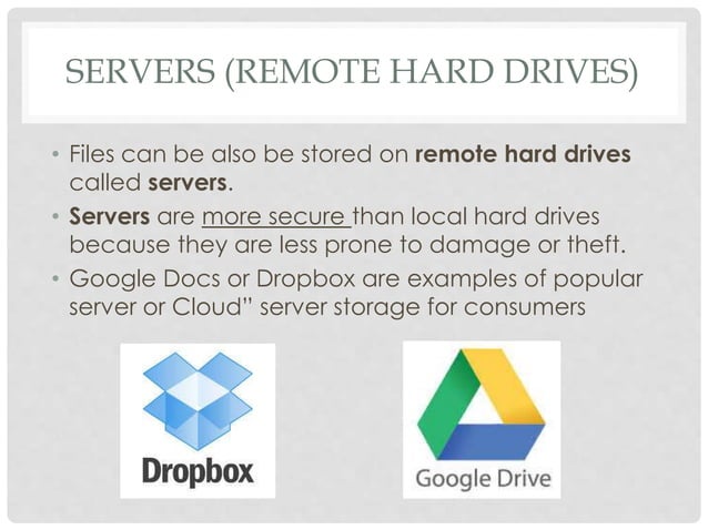File Storage @ UVM | PPT