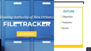 File Tracker Presentation | PPT