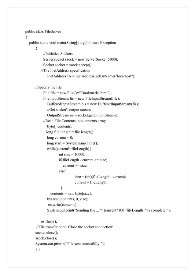 file-transfer-using-tcp.pdf | Computer Networking | Computing