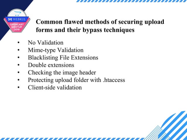 Unrestricted file upload | PPT