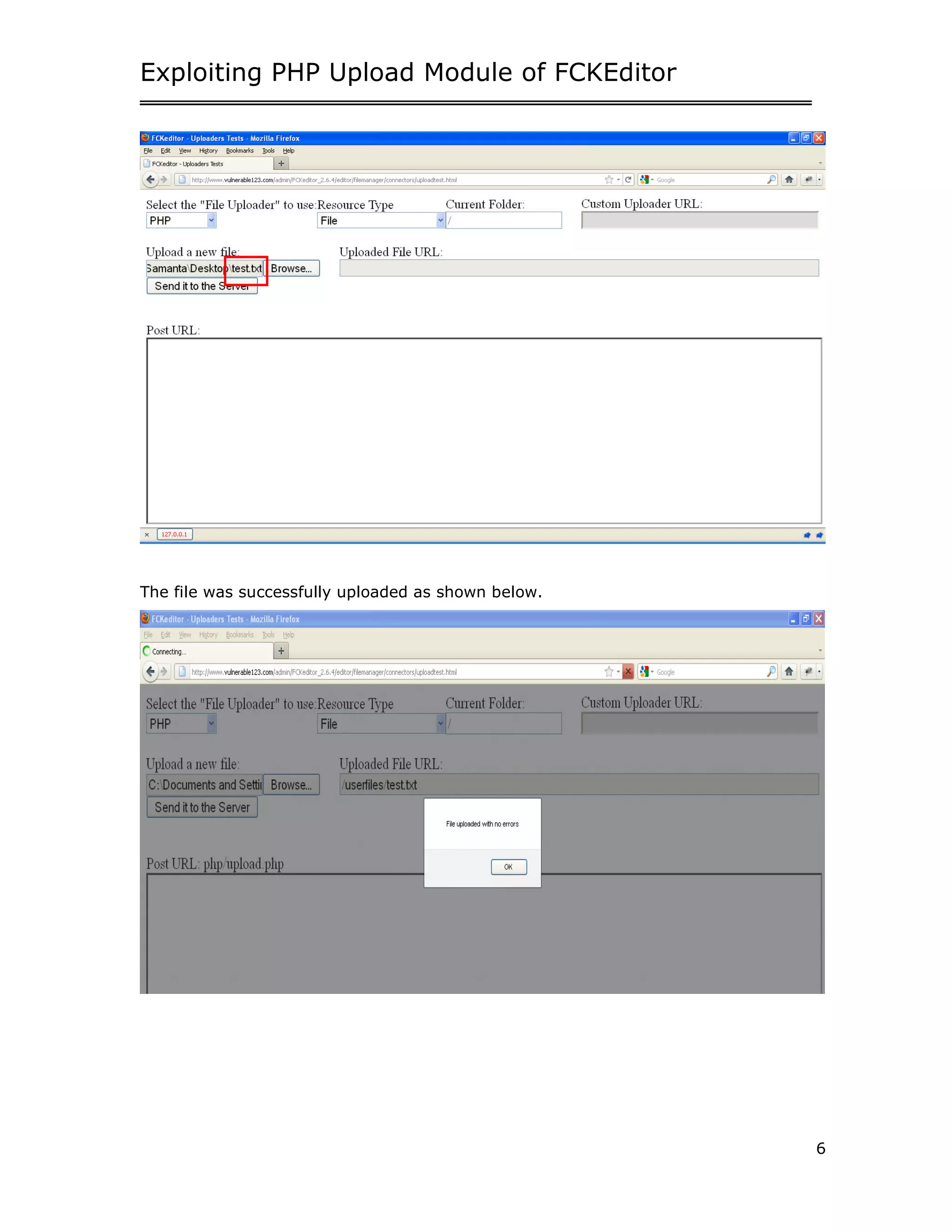 File upload-vulnerability-in-fck editor | PDF