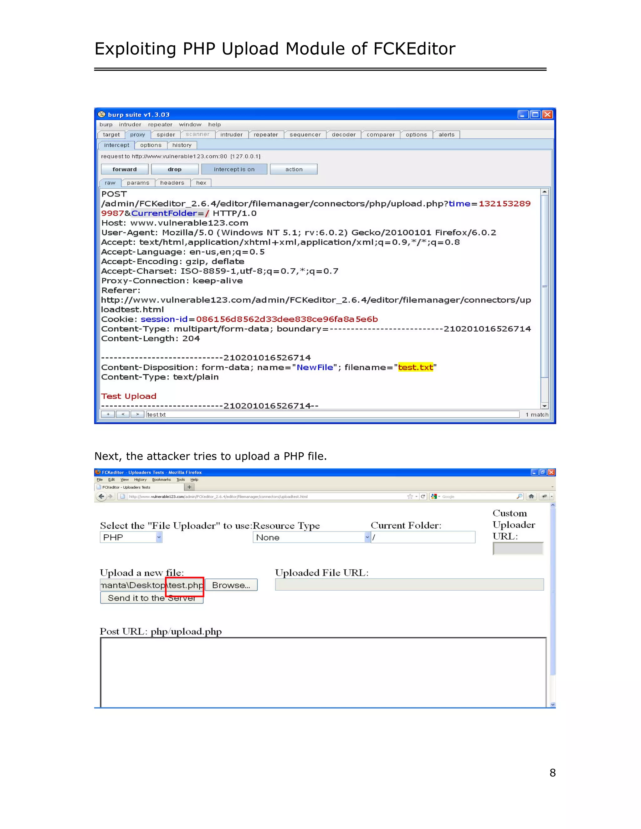 File upload-vulnerability-in-fck editor | PDF